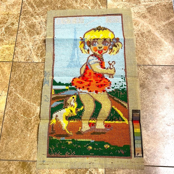 Wall Decor | New Vintage Hand Stitched Needlepoint | Poshmark